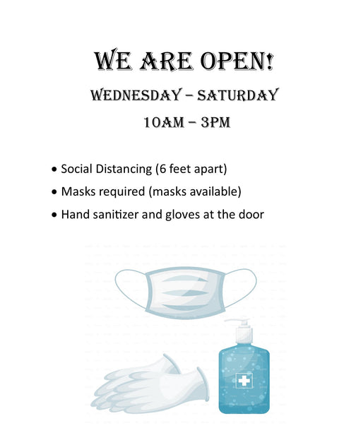 COVID19 Modified Hours – The Little Gallery - Virginia