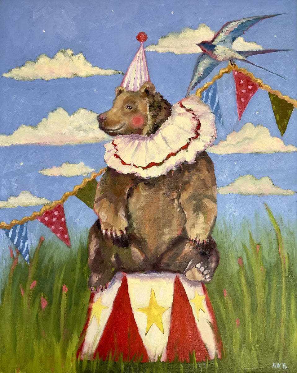 Abby Brown-Circus Party Bear – The Little Gallery - Virginia