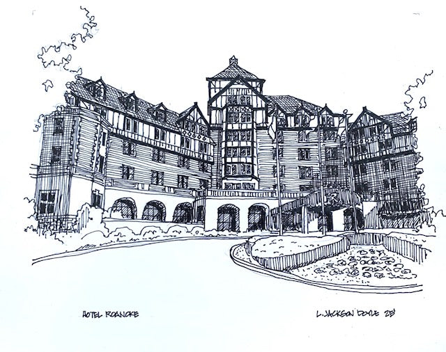 L. Jackson Doyle-Hotel Roanoke – The Little Gallery - Virginia