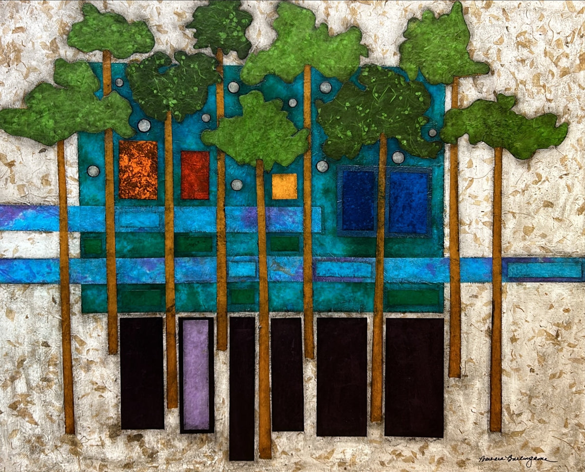 Barbara Burlingame,Summer Park, – The Little Gallery - Virginia