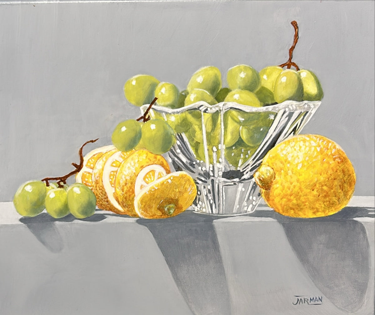 Harry Jarman-Green Grapes and Glass – The Little Gallery - Virginia